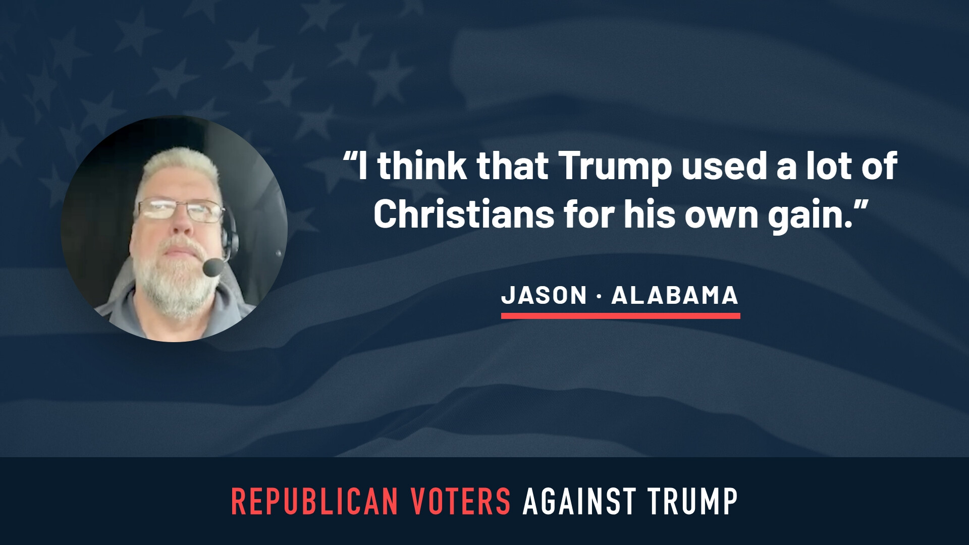 Jason - Republican Voters Against Trump